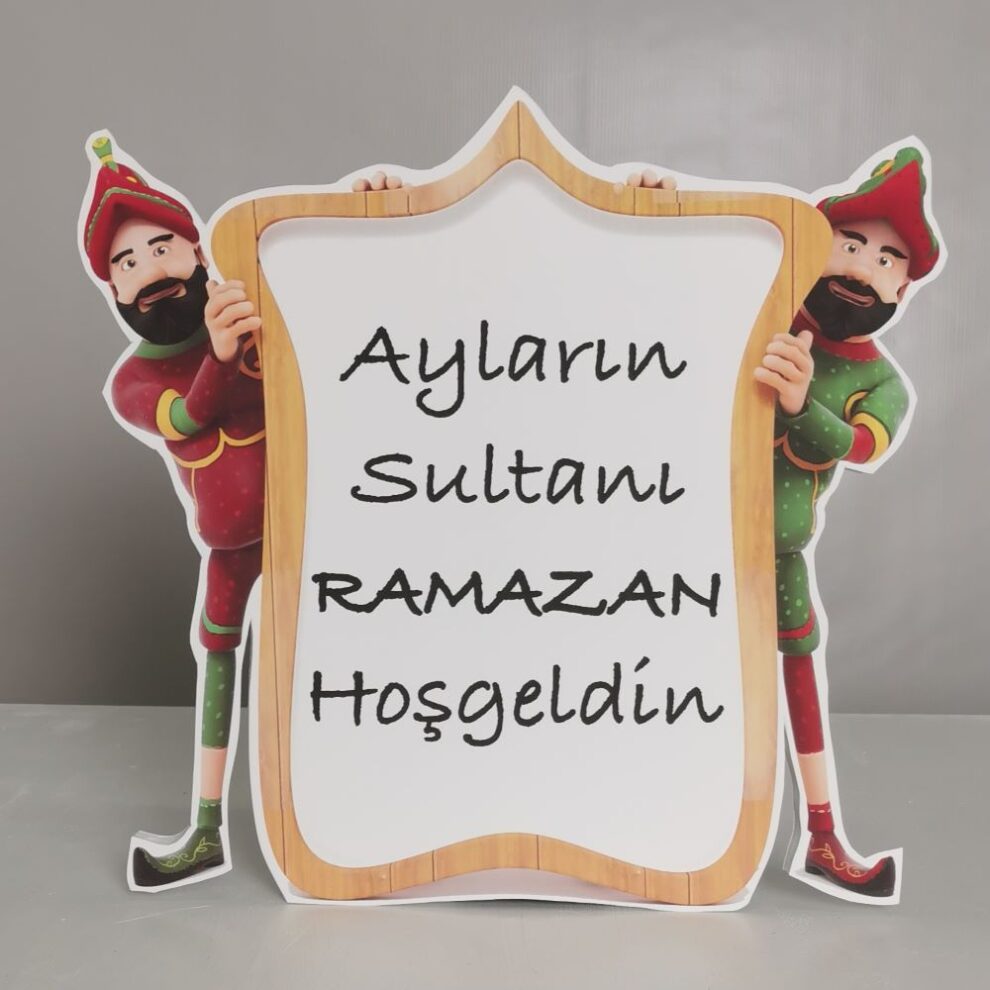 Sevimli Ramazan Davulcusu Maket Pano Dekor - Süs - Hepsimaket Sevimli Ramazan Davulcusu Maket Pano Dekor - Süs - Hepsimaket